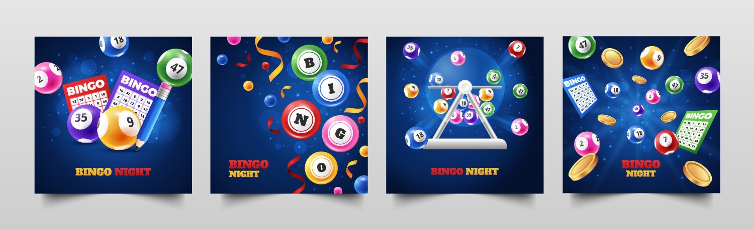 Bingo Cards Vector Images (over 5,300)