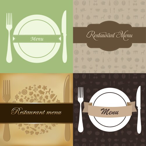 Food restaurant menu Royalty Free Vector Image