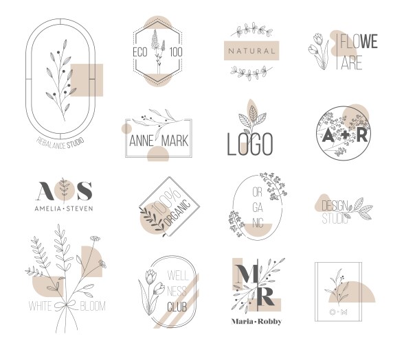 Flower Monogram Vector Images (over 130,000)