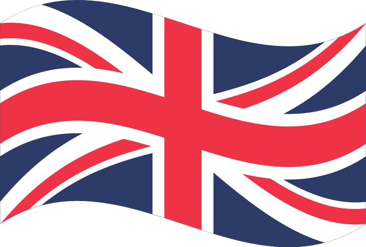 Flag great britain Royalty Free Vector Image - VectorStock