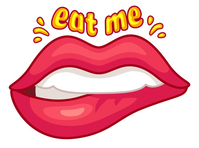 Bite Me Cartoon