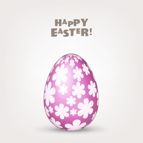 Easter eggs colored set spring holidays in april Vector Image