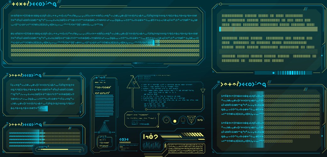 Sci Fi Game Interface Vector Images (over 2,700)