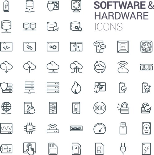 Hardware Software Vector Images (over 16,000)