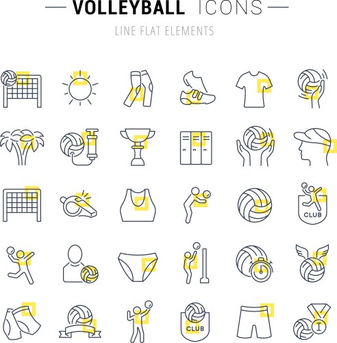 Volleyball Infographics Vector Images (over 520)