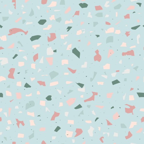 Terrazzo marble flooring seamless pattern texture Vector Image