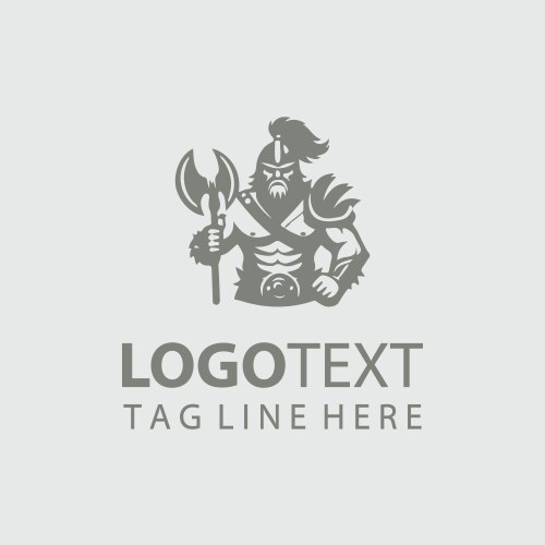 Barbarian logo Royalty Free Vector Image - VectorStock