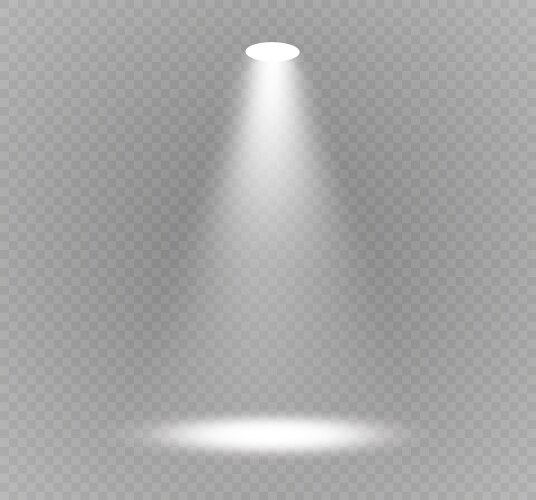 Spotlight light effect Royalty Free Vector Image
