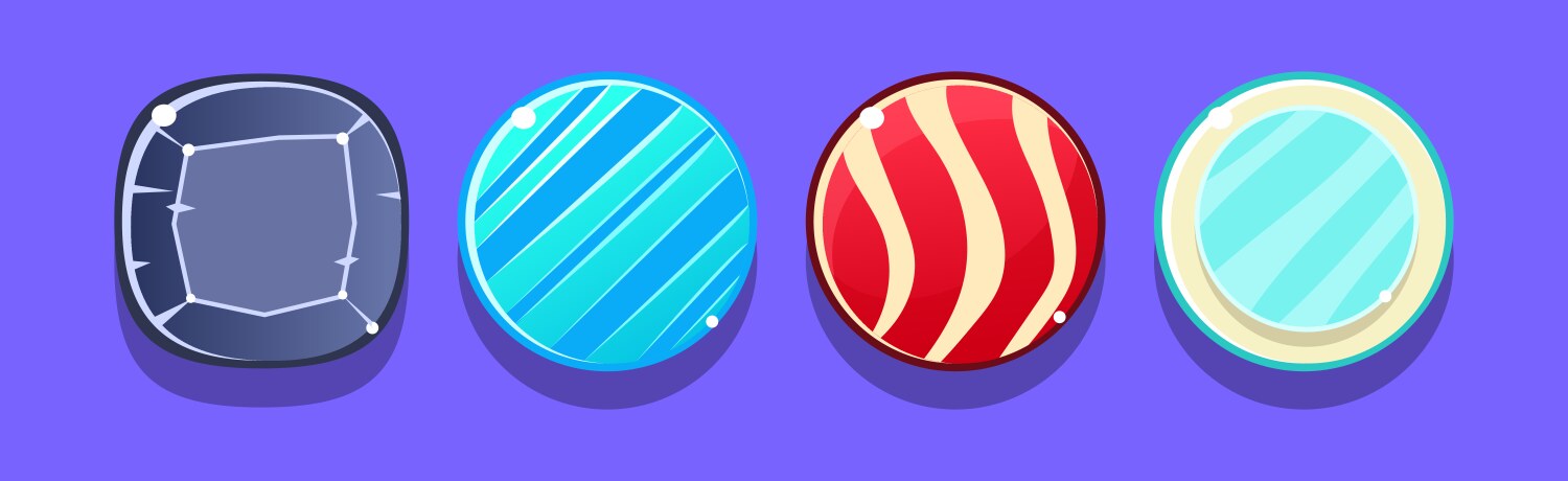 Game Button Assets Vector Images (over 3,400)