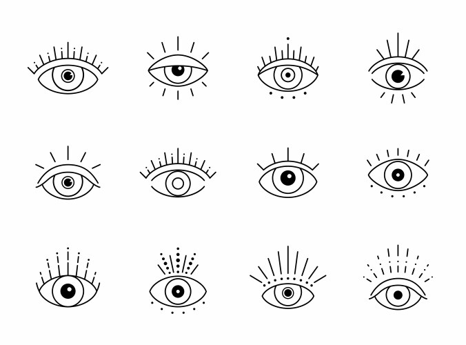 Eyes Outline Vector Images (over 91,000)