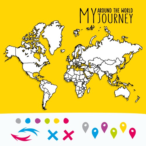 World Map Arrow Vector Images (over 26,000)