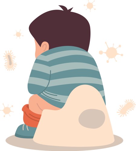 Diarrhea cartoon Vector Images & Graphics for Commercial Use | VectorStock