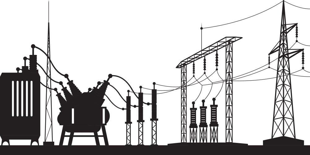Electrical Substation Icon Vector Images (over 1,300)