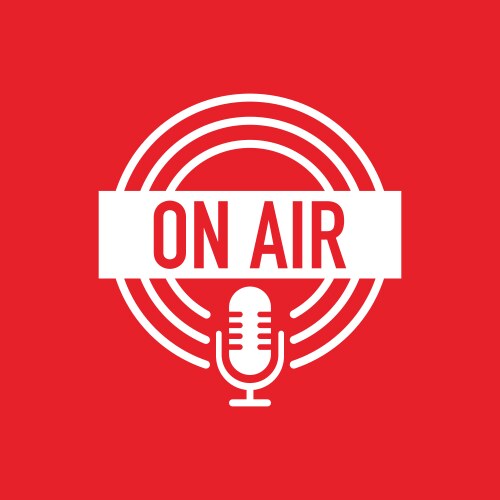 On air sign Royalty Free Vector Image - VectorStock