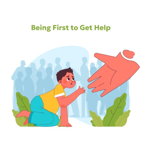 Child rights concept Royalty Free Vector Image