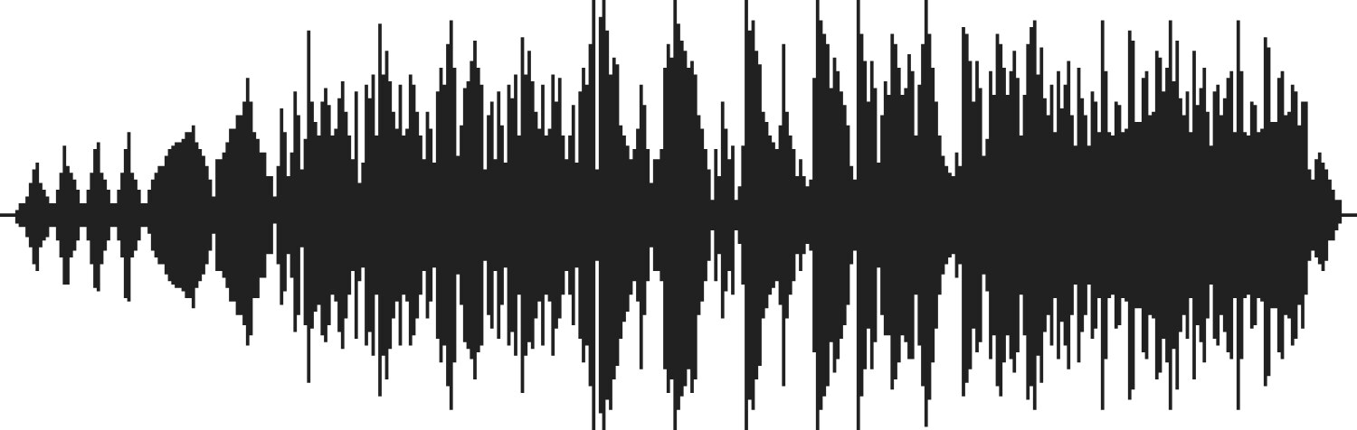 Voice record black sound shape audio signal Vector Image