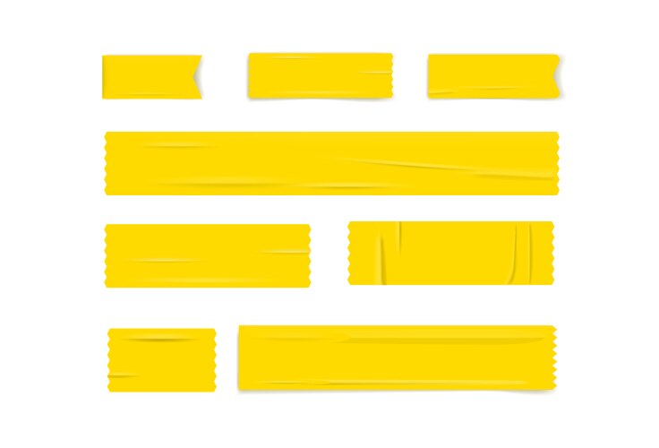 Set of ribbons and stickers Royalty Free Vector Image