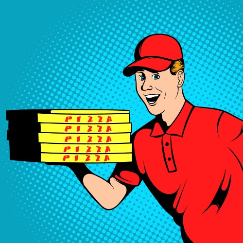Pizza Guy Vector Images (over 1,600)