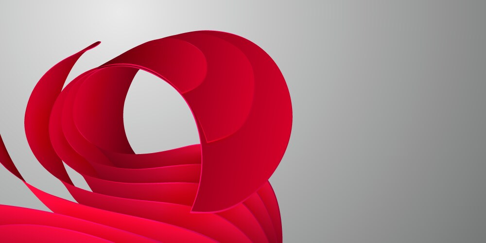 Abstract background - 3d shape wallpaper Vector Image