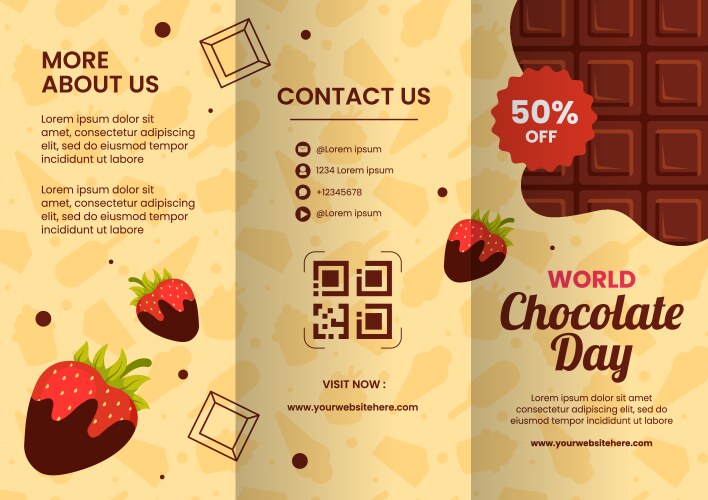 Cocoa Chocolate Brochure Vector Images (over 190)