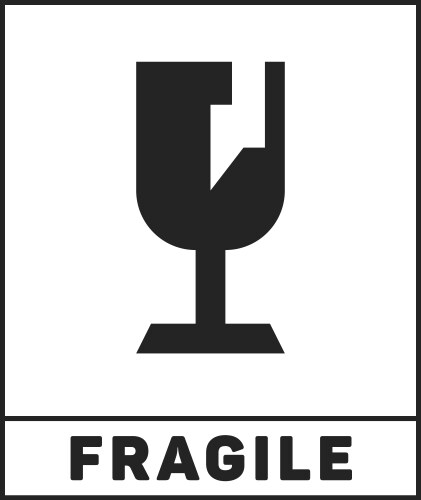Fragile Sign Vector Images (over 30,000)