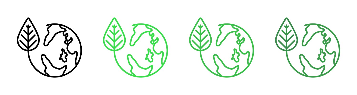 Environment protection icon set eco symbol Vector Image