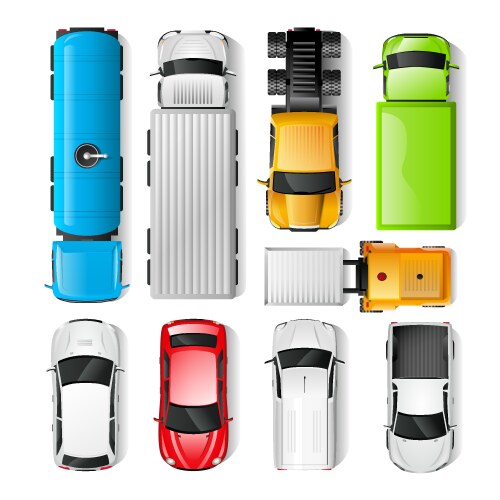 Car Top View Vector Images (over 7,900)