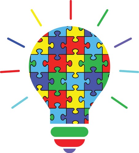 Autism saying Royalty Free Vector Image - VectorStock