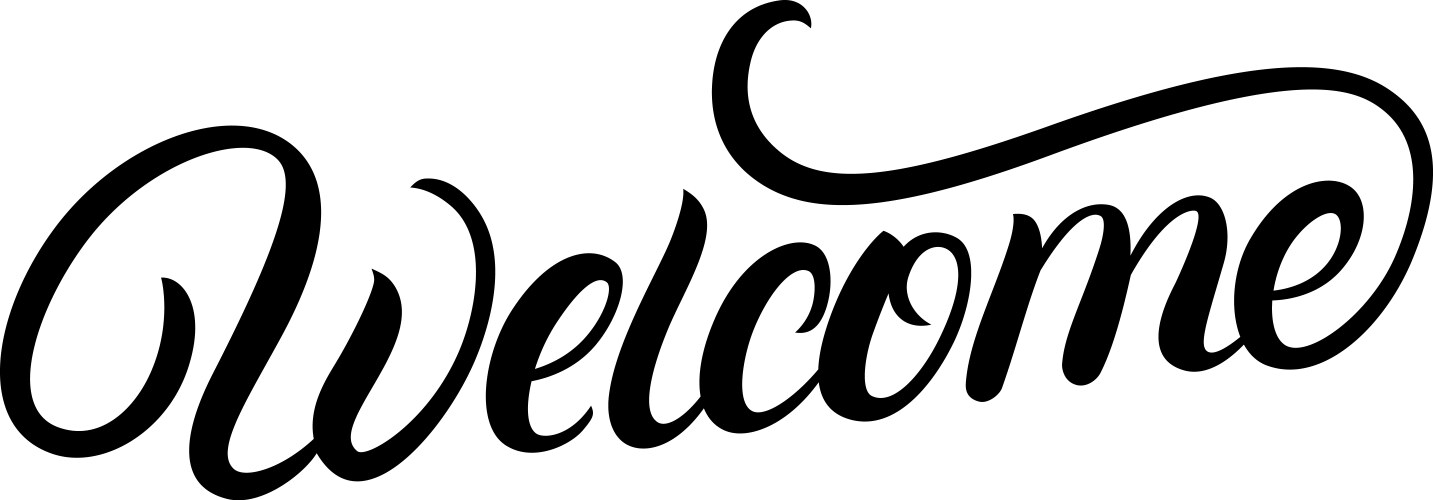 Hand Lettering Welcome Vector Images (over 6,800)