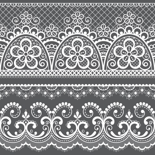 Elegant French Lace Pattern Royalty Free Vector Image