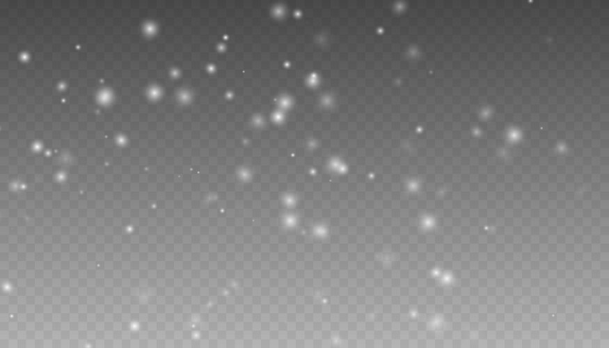 Realistic falling snow Royalty Free Vector Image