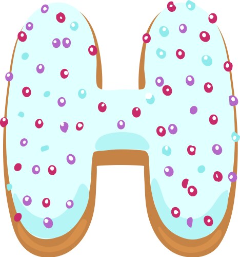 Letter Font Sweet Donut Vector Images (over 990)