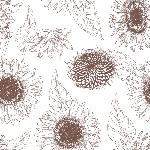 Hand drawn sun seamless pattern Royalty Free Vector Image Hand drawn sun seamless pattern Royalty Free Vector Image
