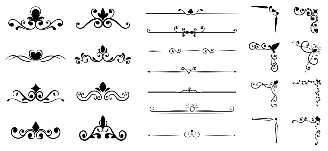 Filigree Vector Images (over 86,000)