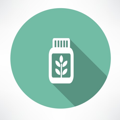 Natural Medicine Icon Royalty Free Vector Image