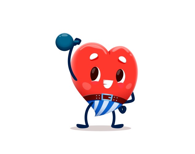 Cartoon Heart Exercise Vector Images (over 2,700)