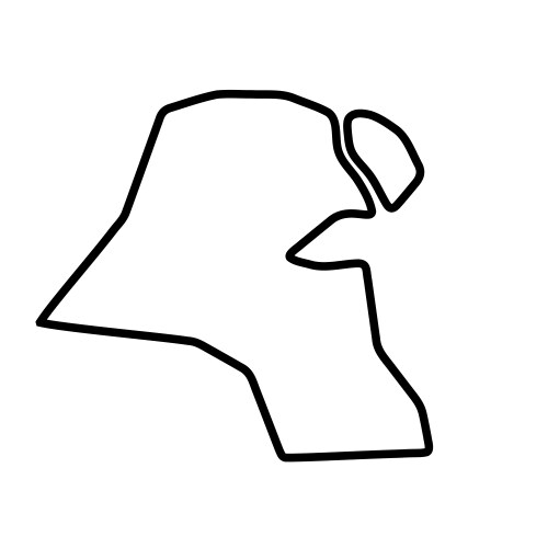 Kuwait Map Outline Vector Images (over 370)