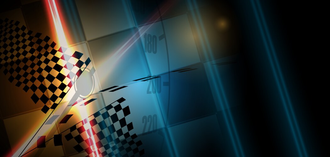 Racing speed background abstraction in car track Vector Image
