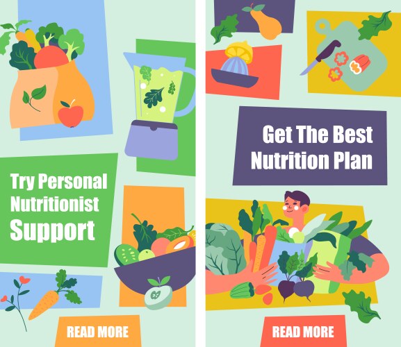 Cartoon nutritionist teaching nutrition lesson Vector Image