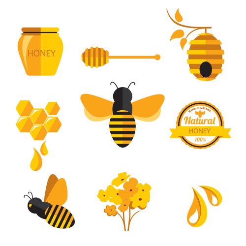 Honey Bee Abstract Vector Images (over 13,000)
