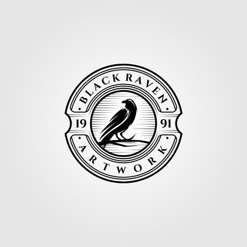 Black Raven Logo Vector Images (over 2,400)