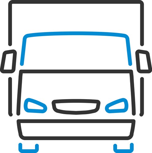 Van truck icon Royalty Free Vector Image - VectorStock
