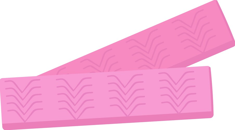 Pink Gum Sticks Cartoon Icon Royalty Free Vector Image