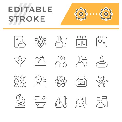Structure molecules in chemistry Royalty Free Vector Image