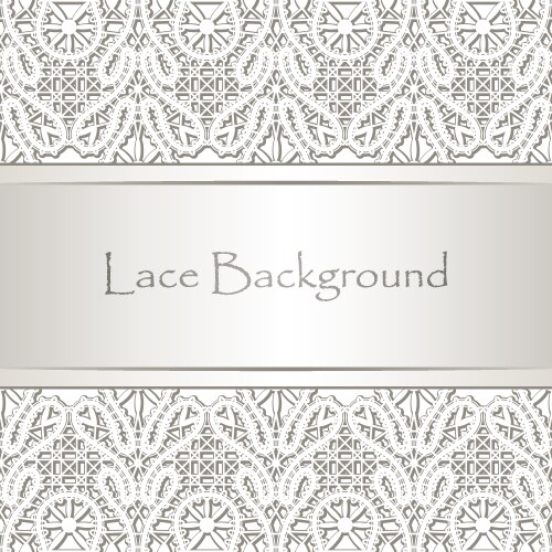 Realistic lace Royalty Free Vector Image - VectorStock