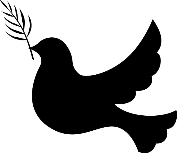 Dove Silhouettes Vector Images (over 25,000)