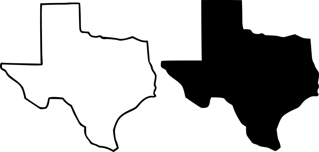 Simple outline map of illinois is a state Vector Image