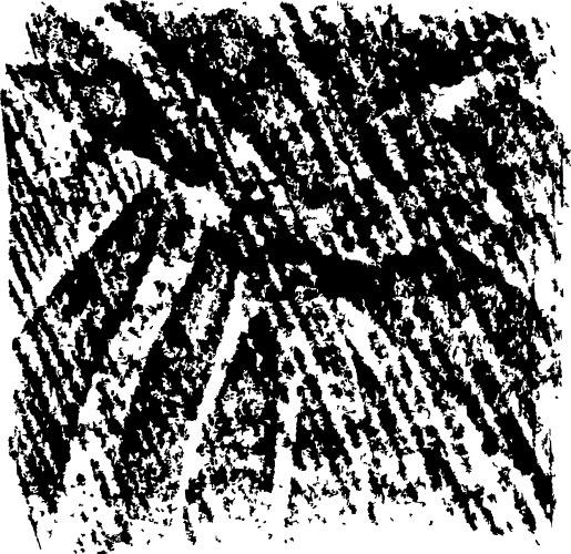 Black rough edge box isolated on white background Vector Image