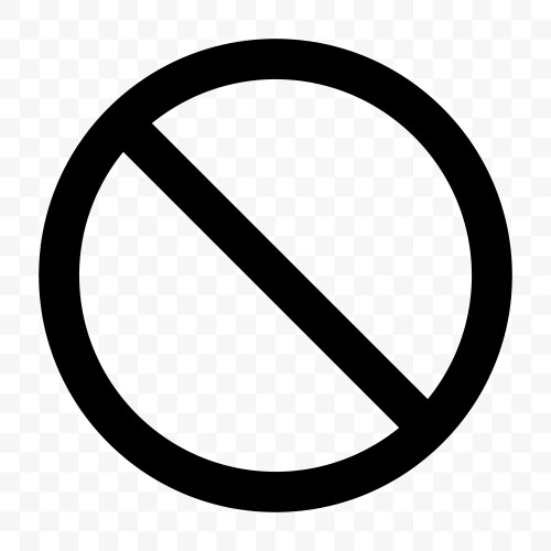 Stop hand no entry sign icon Royalty Free Vector Image