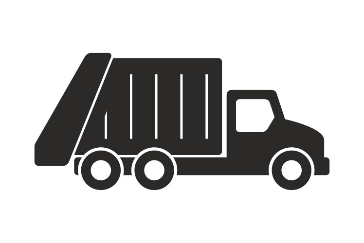 Recycling truck icon Royalty Free Vector Image